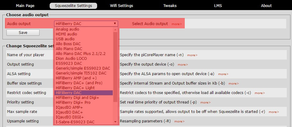 DIY Tutorial - piCorePlayer - Configuring an I2S HiFi DAC on Raspberry Pi - Audiophonics Blog